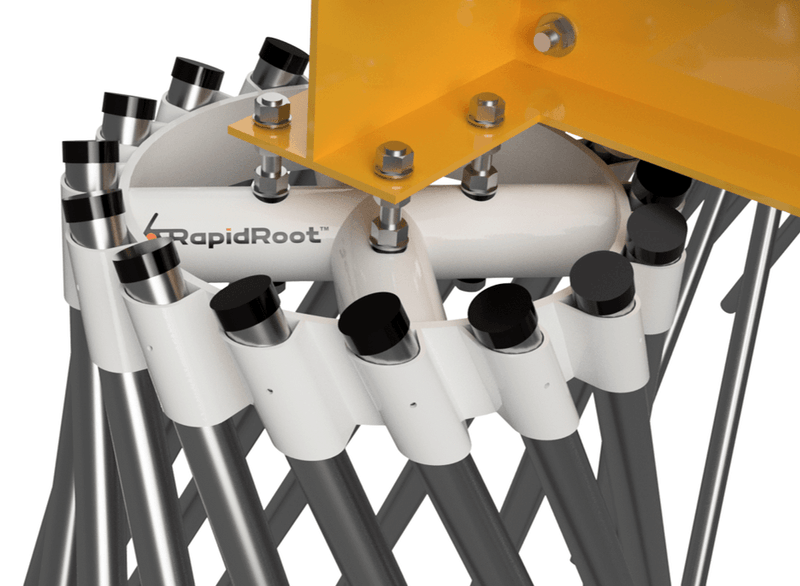 Rapidroot concrete free foundation solutions